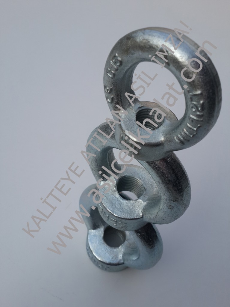 DIN580 EYE BOLT | Çelik Halat, Çelikhalat, Paslanmaz, Galvaniz, Renkli ...